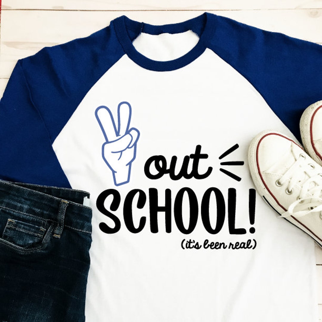 Peace Out School Sixth Fifth Grade Schools Out Summer Teacher Last ...