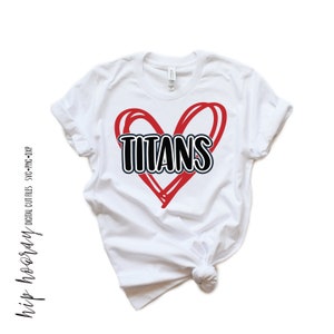 Titans Heart SVG Tee Shirt Cut File Football Soccer Fastpitch Mom ...