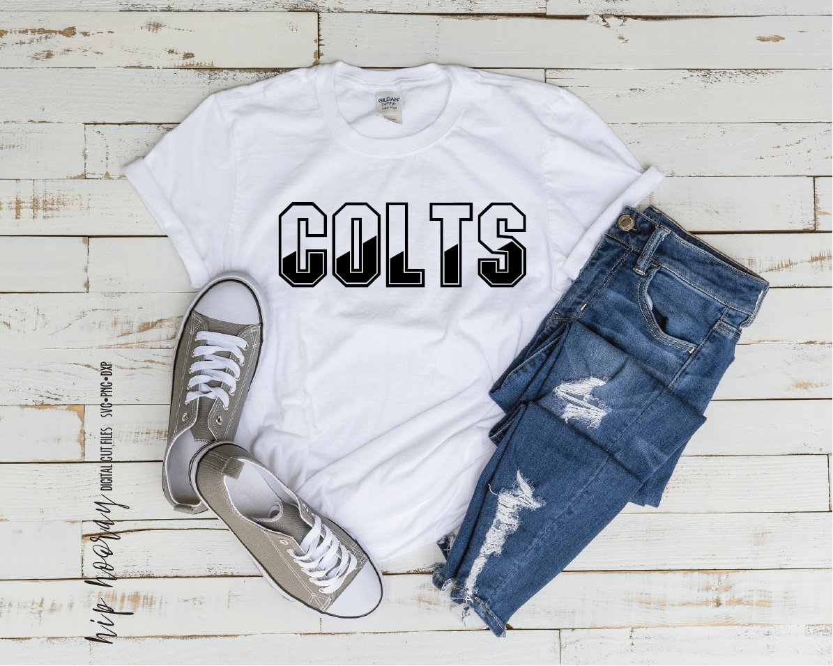 Colt Svg Colts Football Baseball Volleyball Fastpitch Track | Etsy
