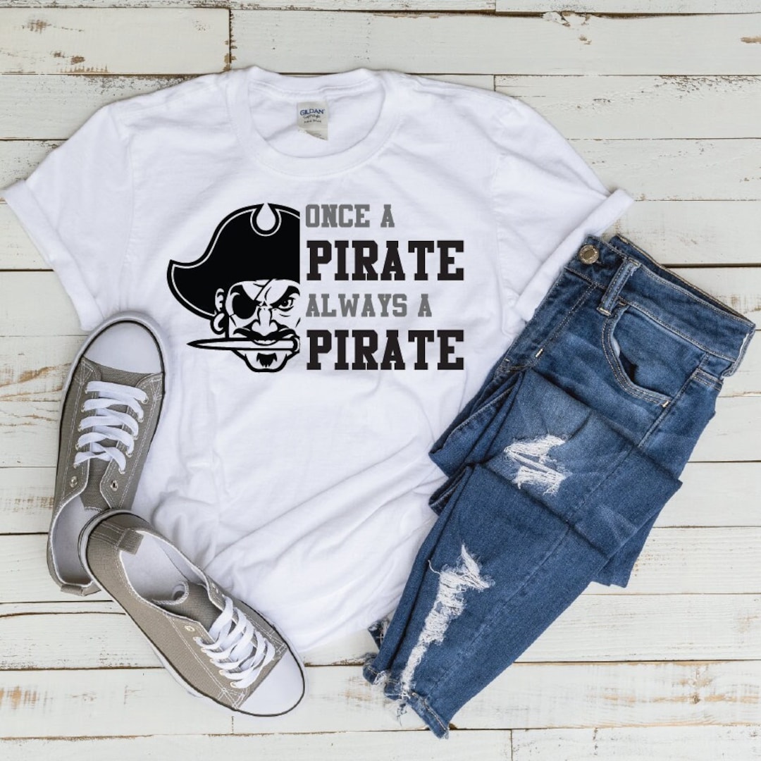 Pirates SVG Once a Pirate Cheerleader Baseball Basketball Track School ...