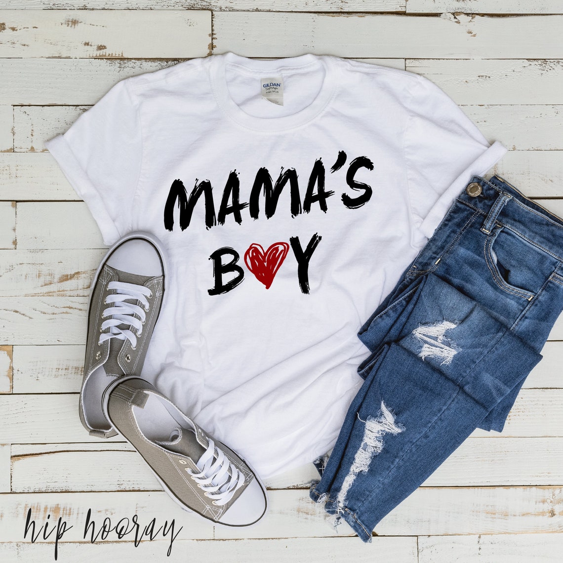 I Love My Mama Boy Mamas Boy Mom Valentines Day Mom of Boys Tee Shirt ...
