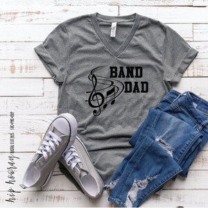 Band DAD SVG Music, Marching Band, Music Note, Dad Tshirt Design ...