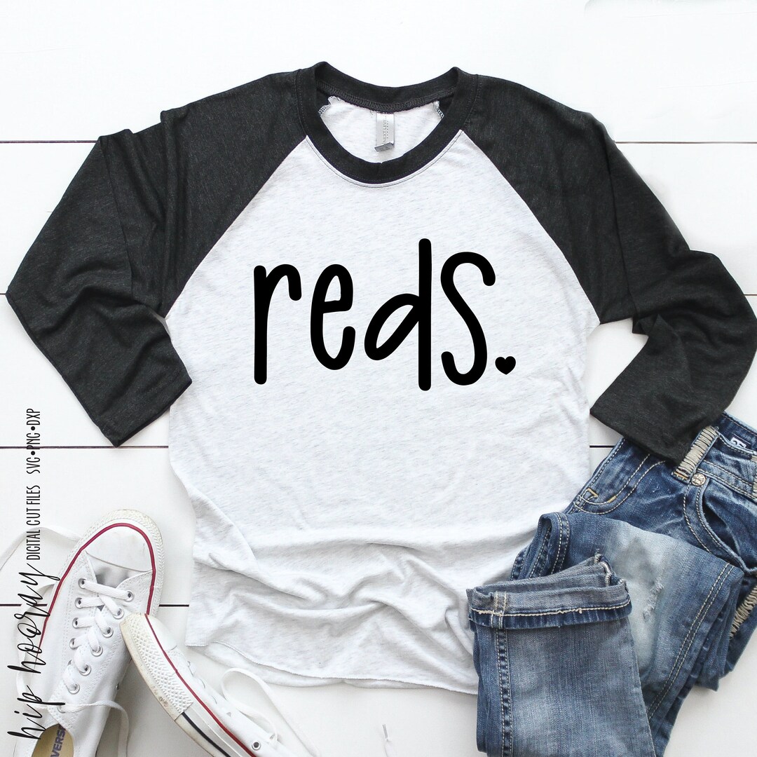 Reds Svg Red Team Sublimation Png Cut File Mascot Svg Football Baseball ...