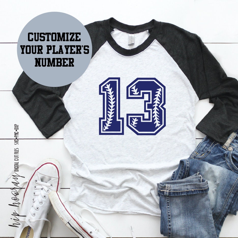 Baseball SVG Custom Jersey Numbers Player Shirt Fastpitch - Etsy