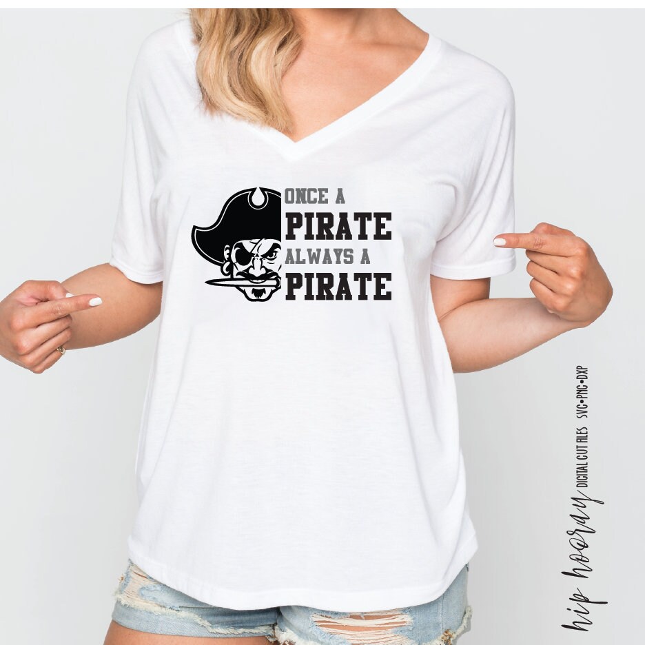 Pirates SVG Once a Pirate Cheerleader Baseball Basketball Track School ...