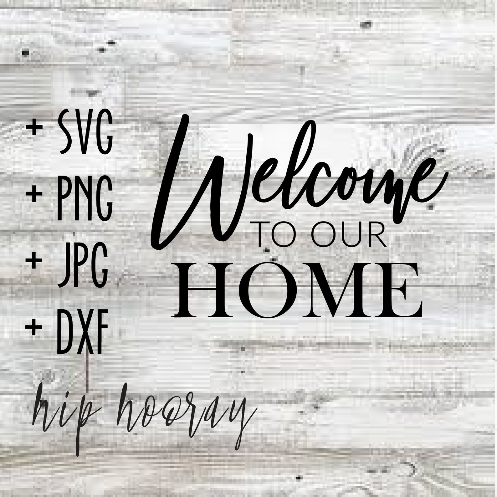 Welcome SVG Welcome to our Home Sign Front Door Circle Sign | Etsy