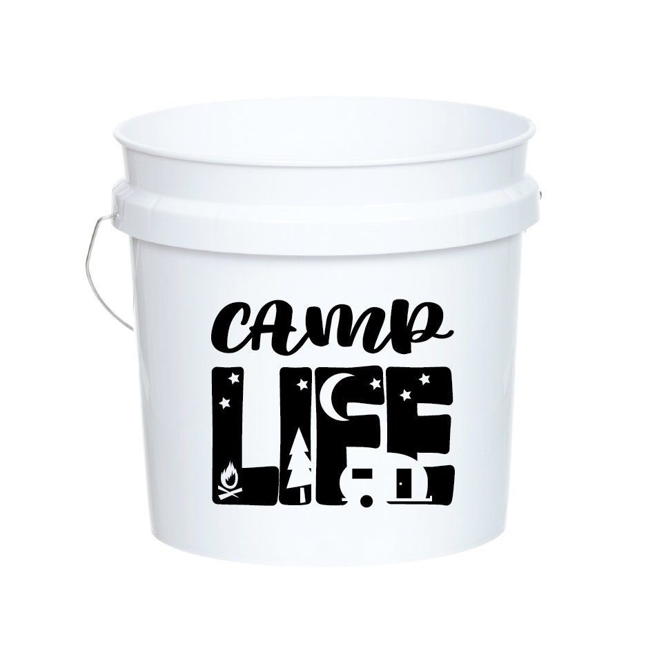 Camping SVG Camp Life Tent RV Cricut Camp Bucket Outdoor - Etsy