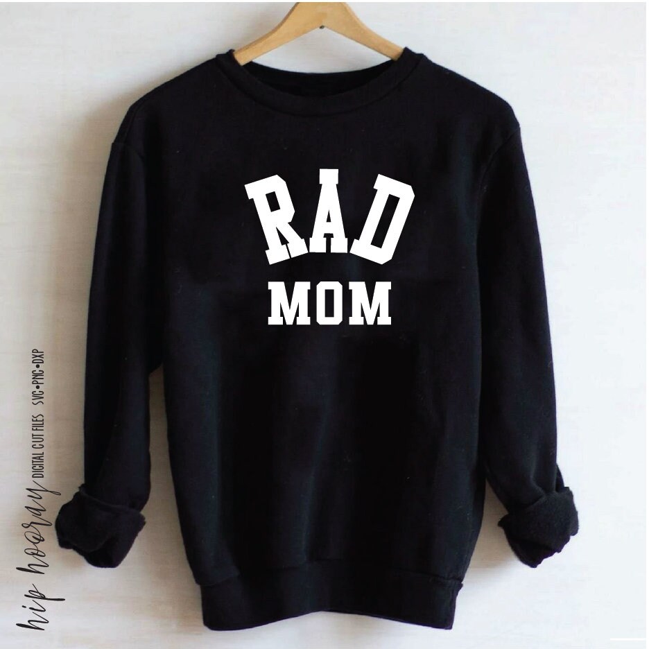 Rad Mom SVG Cool Boy Mom of Boys Kids Mama Mom so Hard Tee Shirt Heart ...