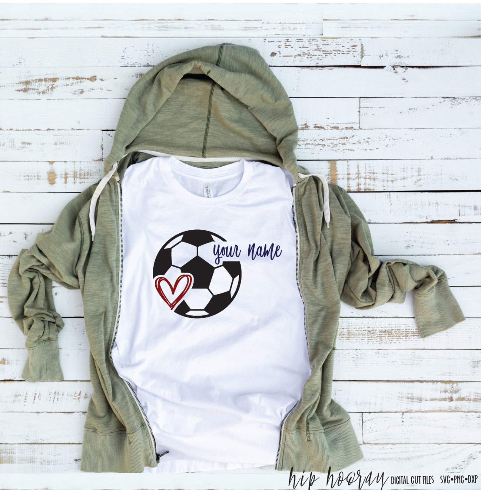 Soccer SVG Ball Heart FBC High School Spirit Middle Junior Mom T-shirt ...