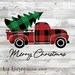 Christmas Truck SVG Green Buffalo Plaid SVG Tree Farm Nordic - Etsy