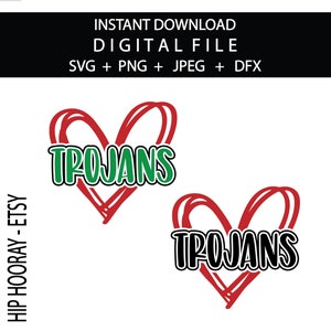 Trojans Svg Sticker Cut File PNG Trojan Football Baseball Volleyball ...