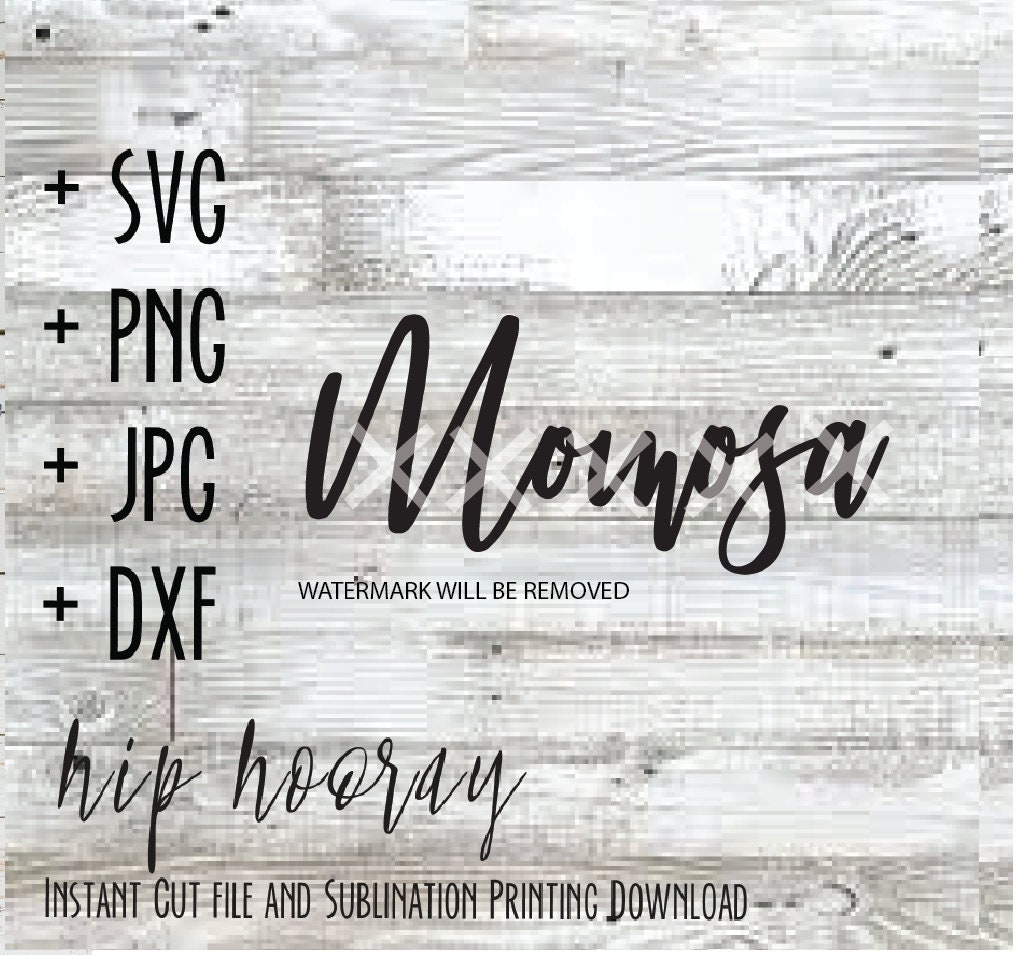 Momosa SVG Champagne Mimosa Bubbly Beach Vaca Vacation Drink Drinking ...
