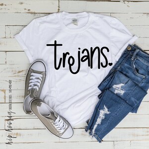 Trojan Svg Trojans Sublimation Png Cut File Mascot Svg Football ...