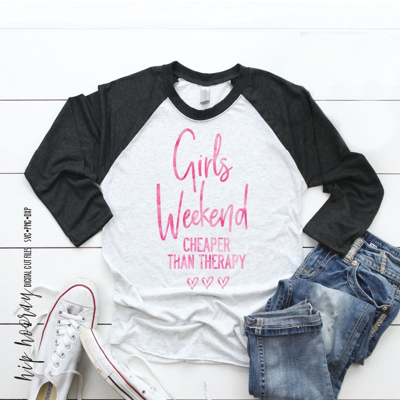 Girls Weekend Cheaper Than Therapy 2021 SVG Girls Trip Slumber | Etsy