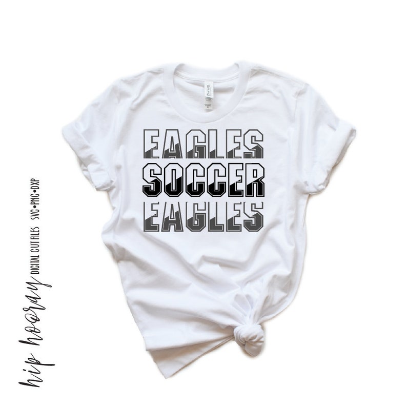 Eagles Soccer SVG Club FBC Soccer Mom Shirt Fall Friday Night | Etsy