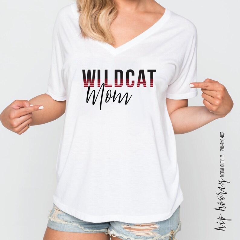 Wildcat Mom SVG Cut File Wildcats Mom Mothers Day Shirt Gift Lacrosse ...