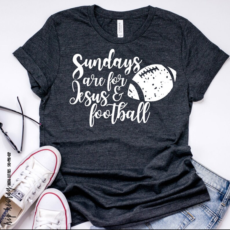 Football Sunday Jesus Faith Grunge SVG Its Fall Yall Friday | Etsy