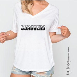 Conquers Svg Conquer Football Baseball Volleyball Fastpitch Track Love ...