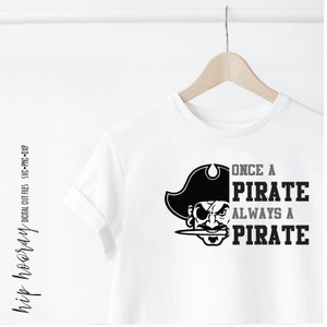 Pirates SVG Once a Pirate Cheerleader Baseball Basketball Track School ...