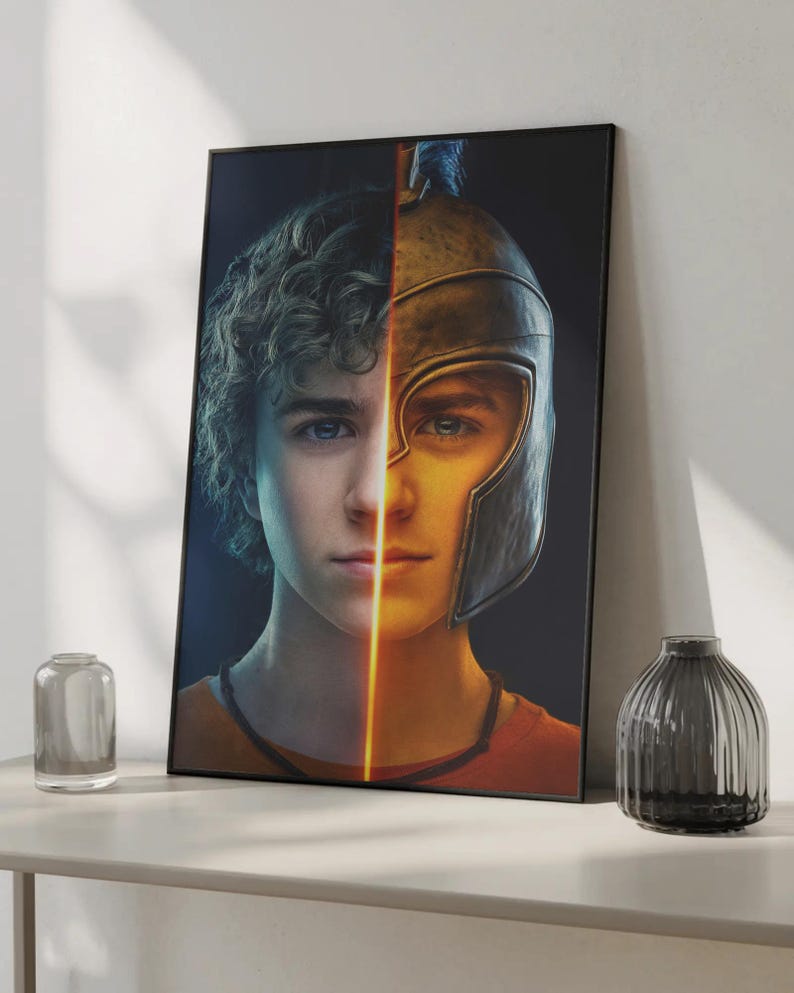 Percy Jackson Poster, Walker Scobell Wall Art, PJO Olympians Print ...