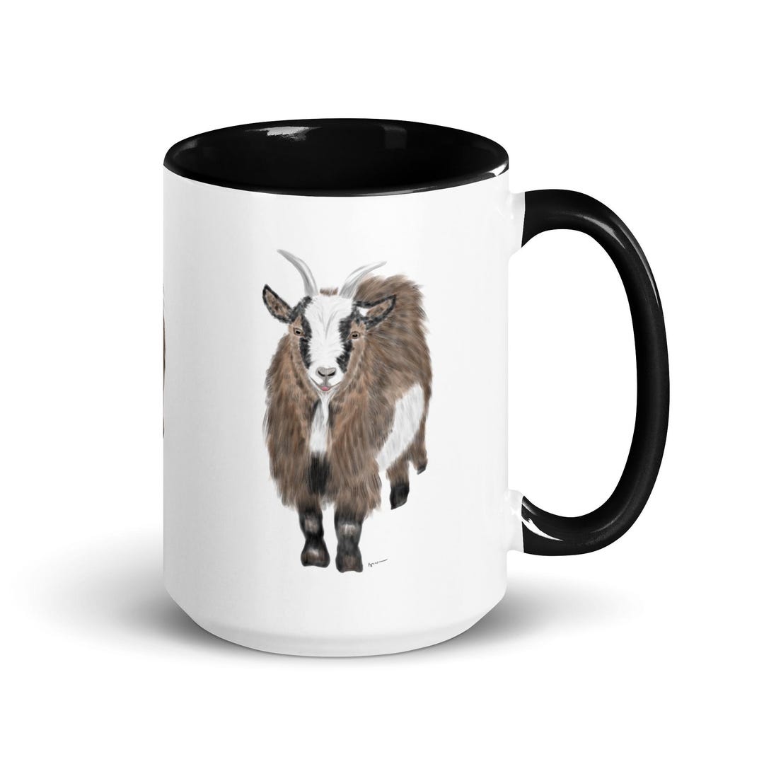 The Goat Mug, Original Art by Kathryn Wilson. Coffee/tea Mug - Etsy