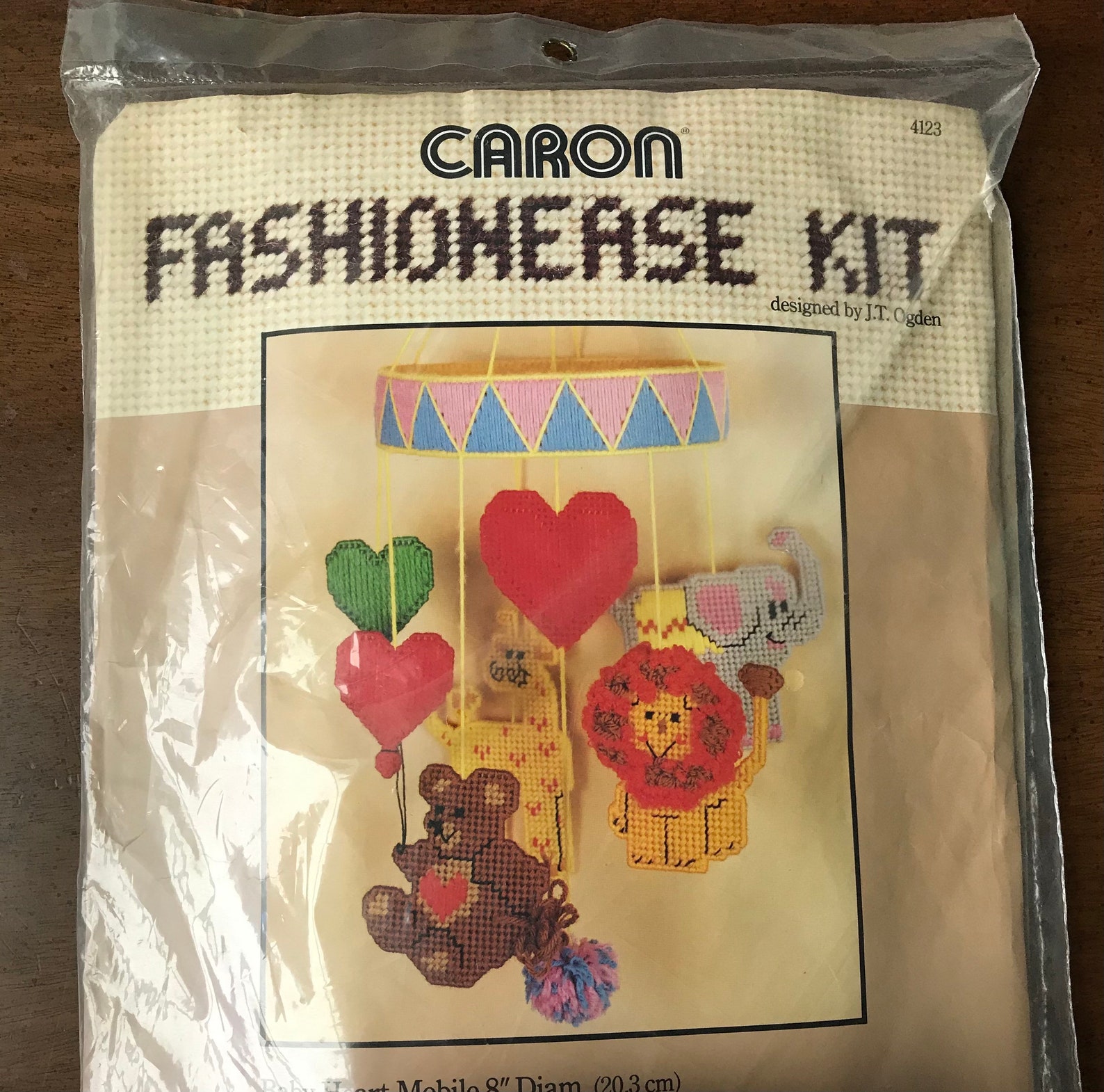 Vintage Baby Mobile Making Kit Heart and Animals - Etsy