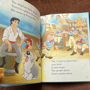 90s the Little Mermaid Ariel Above the Sea Hardcover Childrens Book - Etsy