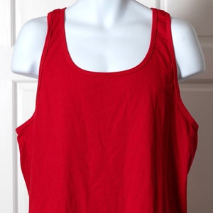 70s 80s Mens Red Tank Shirt - Etsy