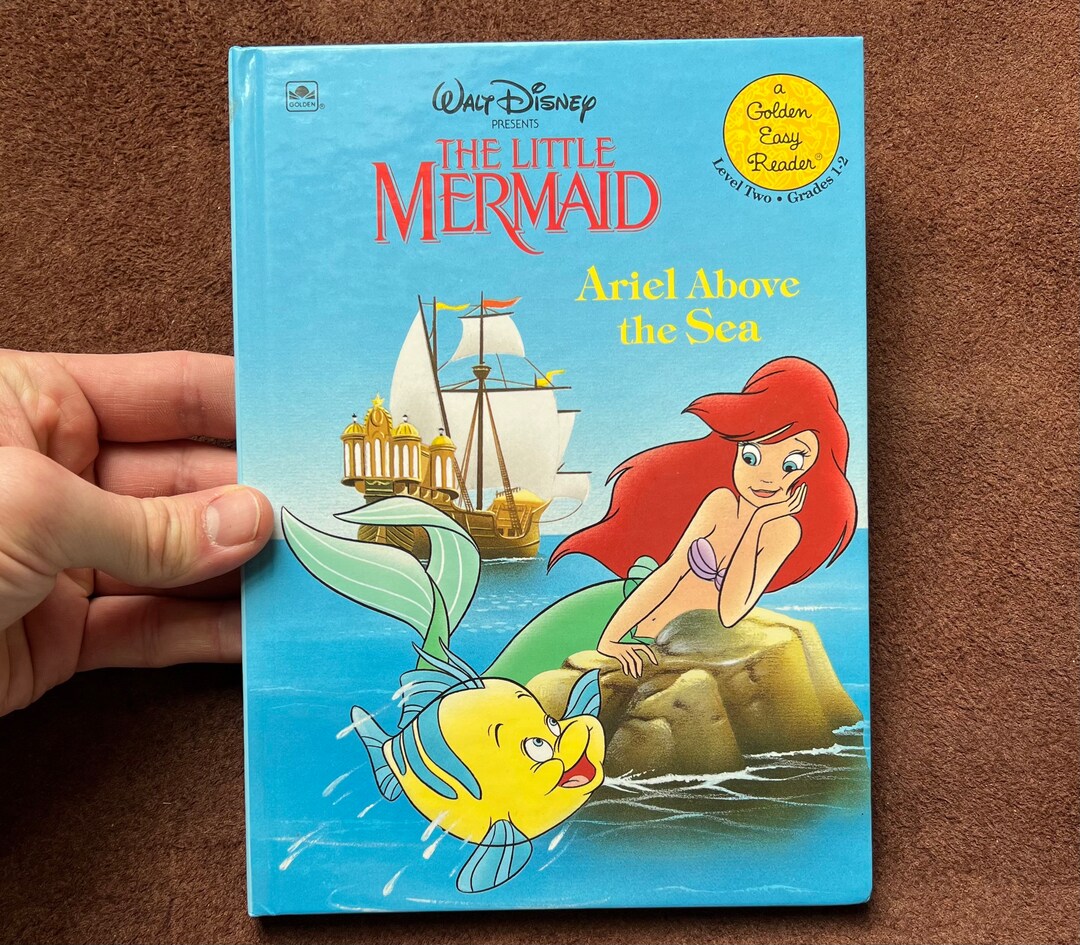 90s the Little Mermaid Ariel Above the Sea Hardcover Childrens Book - Etsy