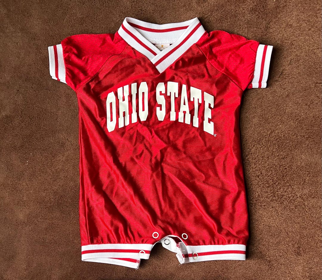 OHIO STATE BUCKEYES Little Kids Jersey Onesie 6m - Etsy