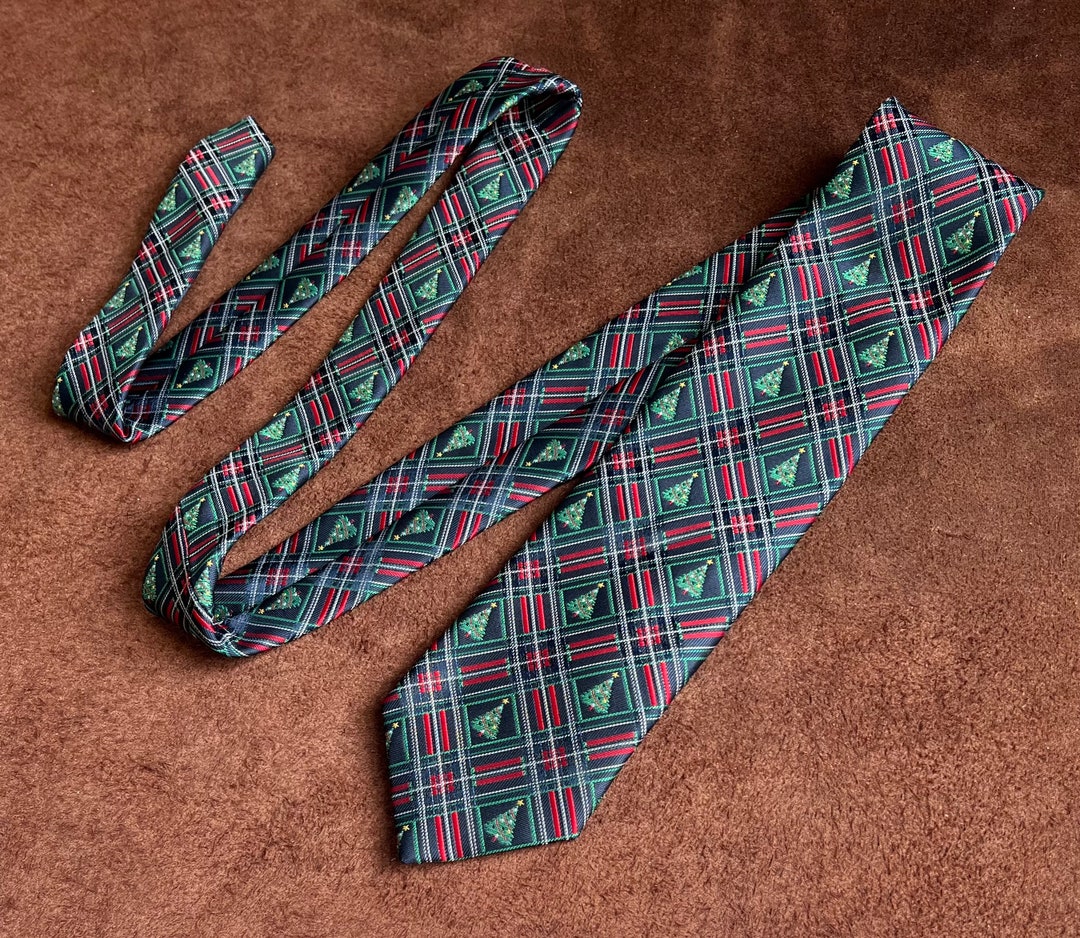 90s Christmas Necktie Christmas Tree - Etsy