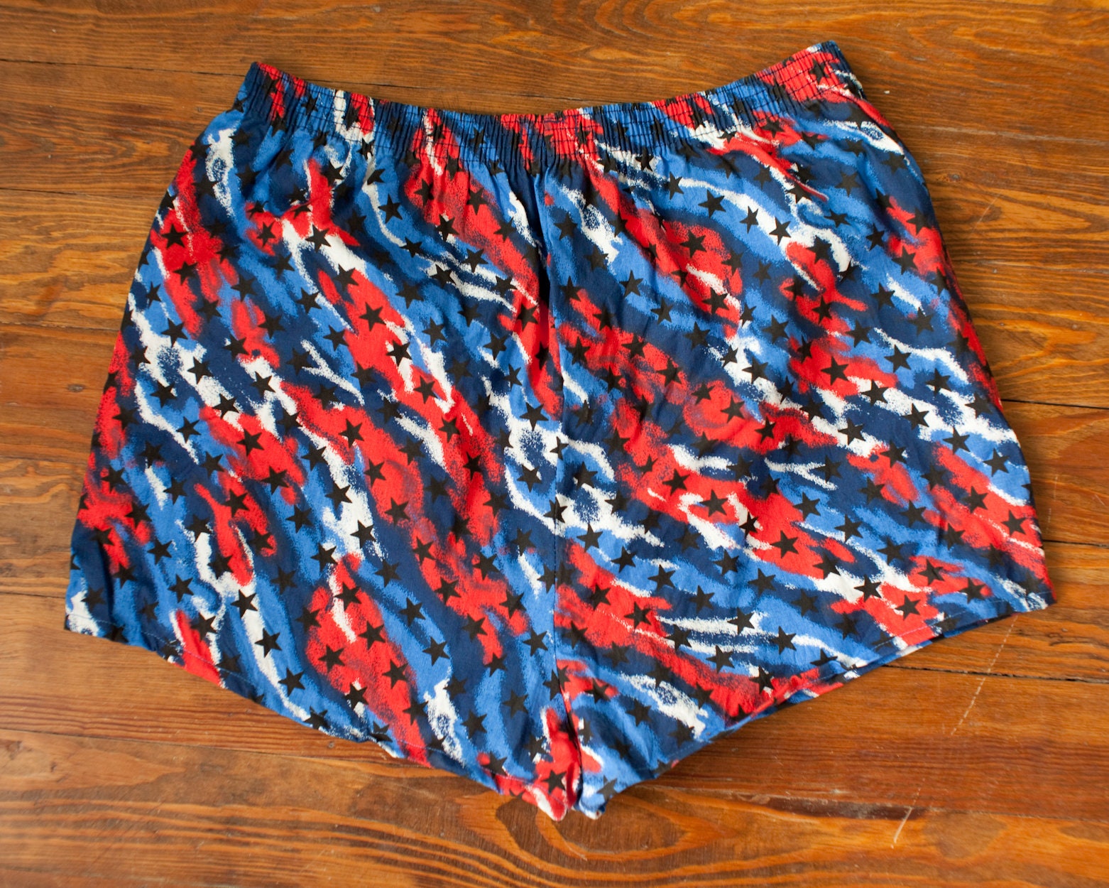 Vintage 80s 90s red white blue and Stars American USA Shorts | Etsy