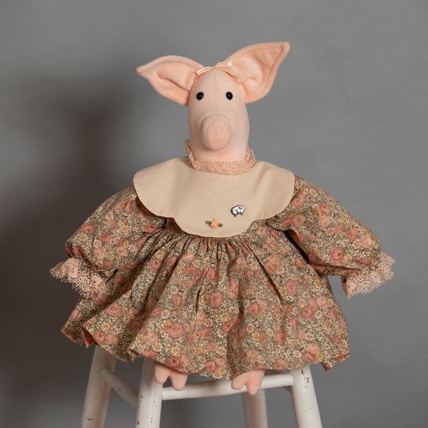 Pig in Dress - Etsy