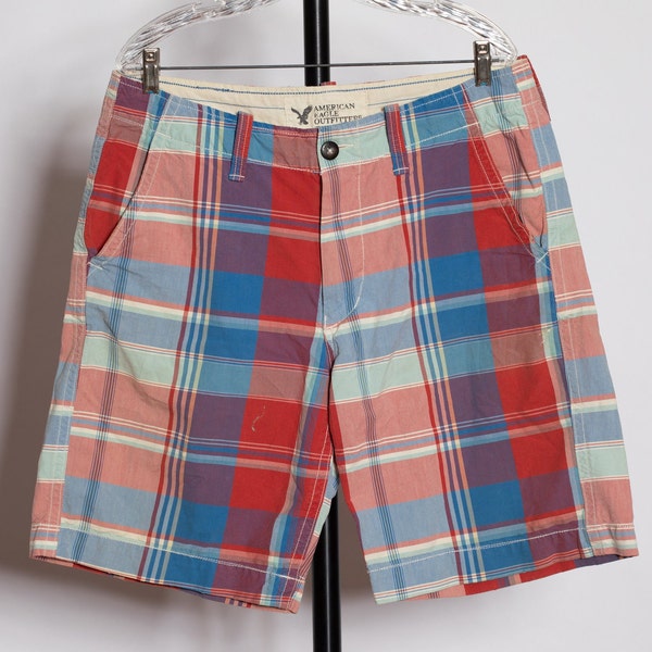 Plaid Shorts - Etsy