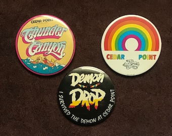 Cedar Point Buttons - Etsy