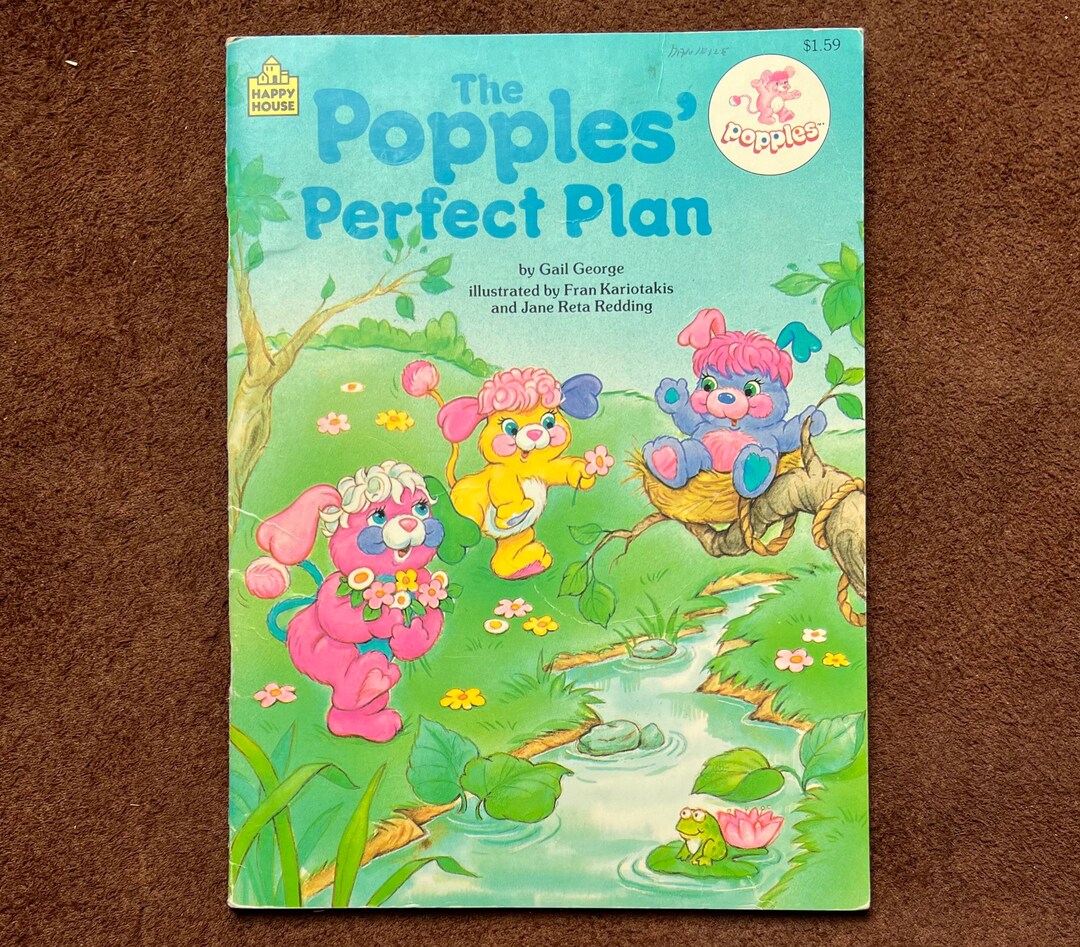 1980s the Popples Perfect Plan Childrens Book - Etsy