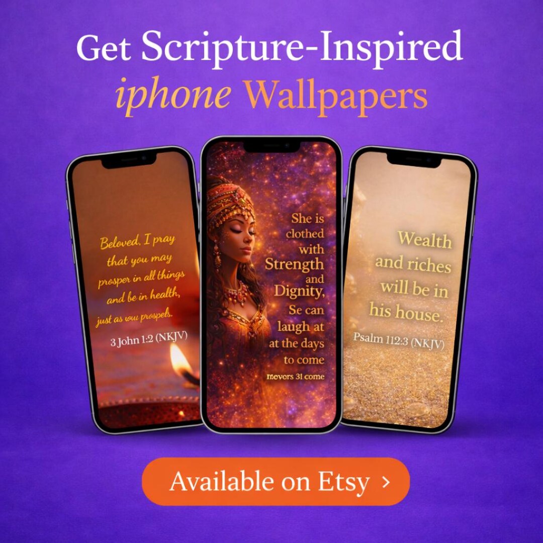 Scripture Inspired iPhone Wallpaper Screen Saver Faith Strength Bible ...