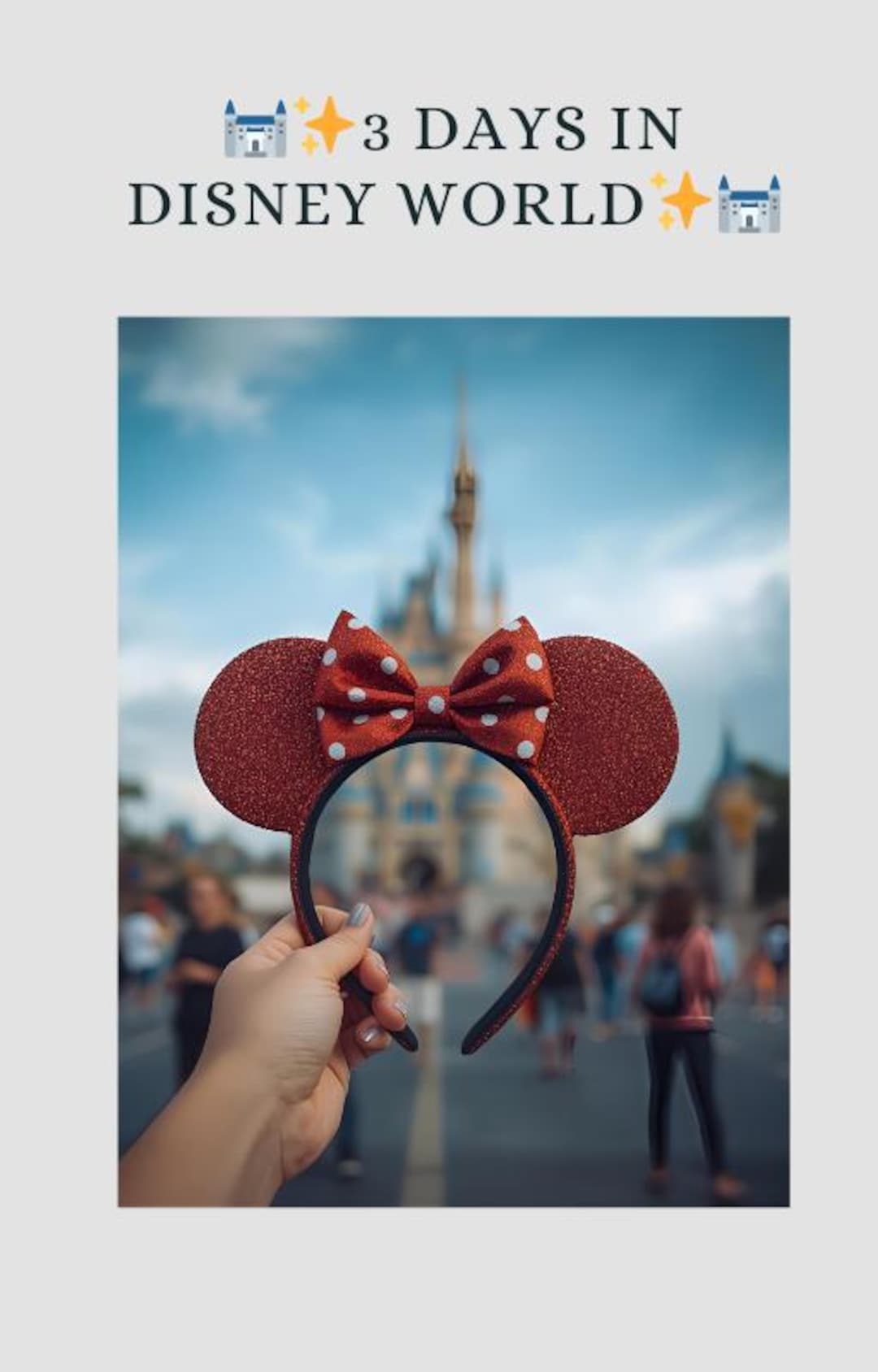 3 Day Disney Travel Guide - Etsy