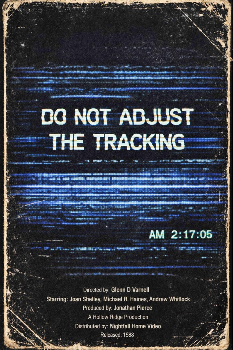 Lost VHS Files: Lost Tapes – VHS Horror Poster | Analog Lost Tape ...