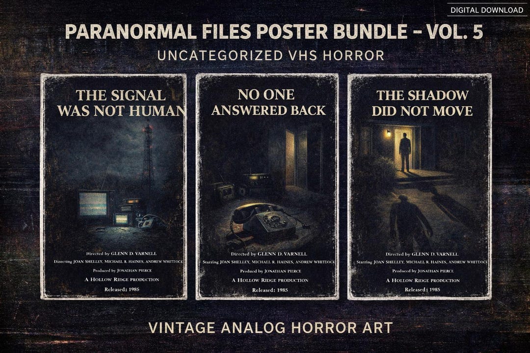 Lost VHS Files: Paranormal VHS Horror - Vol. 5 | Analog Horror Art ...