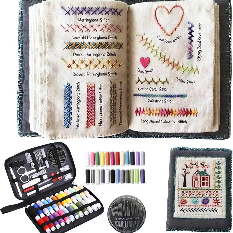 Mini Stitch Fabric Book - Etsy