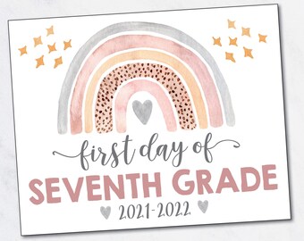 7th Grade Sign | Etsy