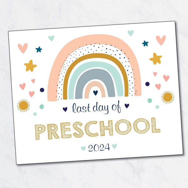 Preschool Sign - Etsy