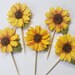Sunflower Cupcake Toppers, Sunflower Party, Sunflower Baby Shower ...