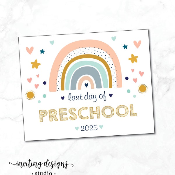 Last Day Preschool - Etsy