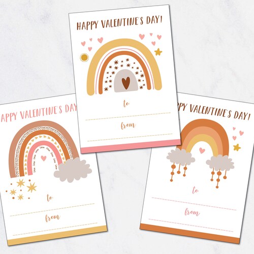 Kids Valentine Cards INSTANT DOWNLOAD Construction | Etsy