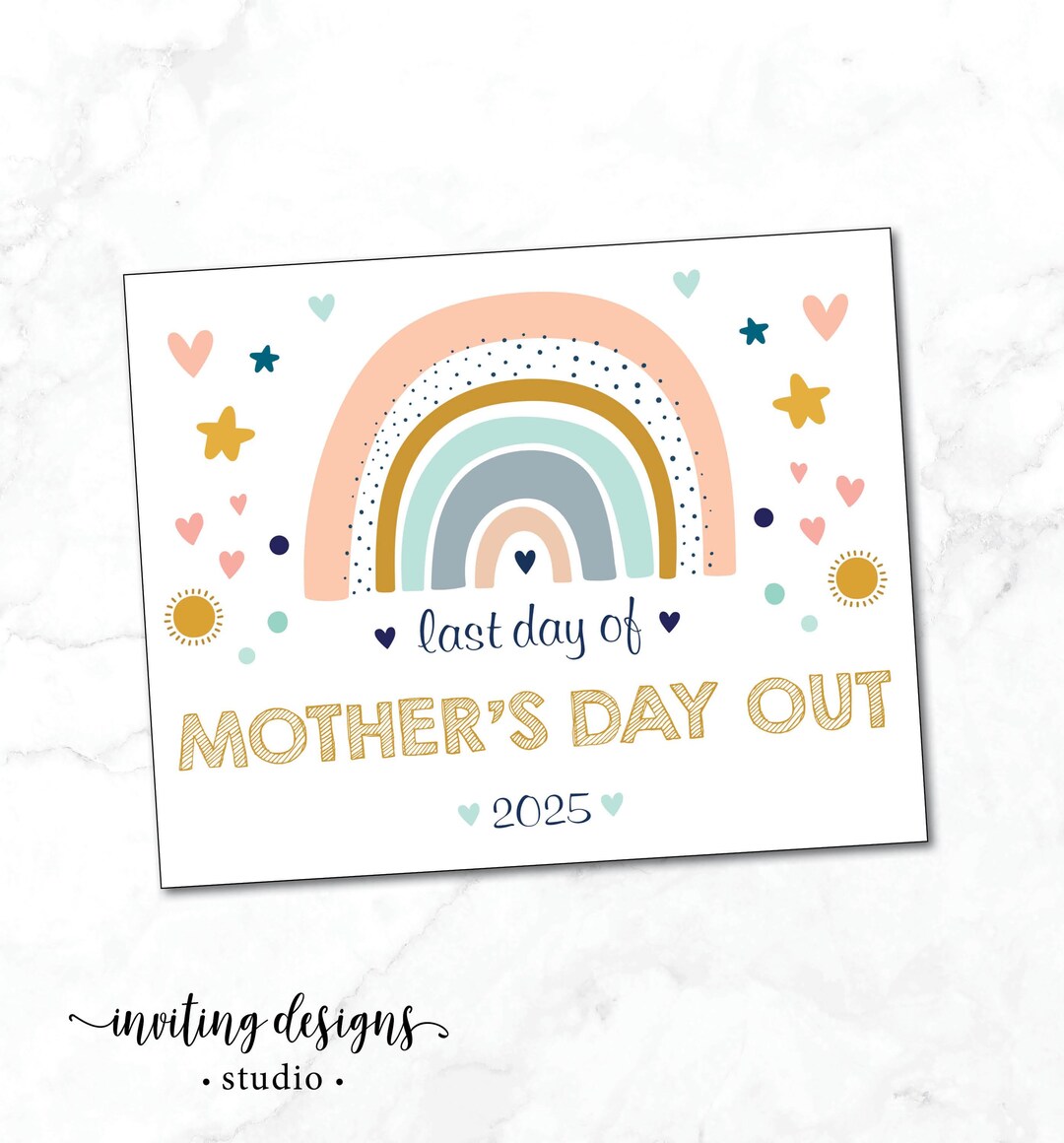 LAST Day of Mother's Day Out Sign / Last Day of MDO Sign / Printable ...