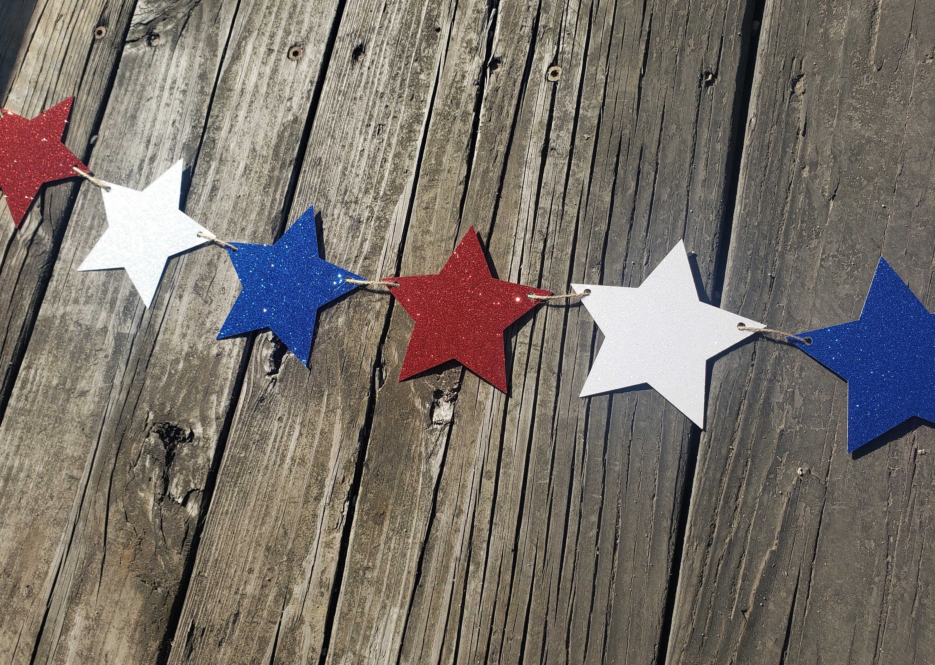 July 4th Garland, Fourth of July Banner, 4th of July Party, Patriotic ...