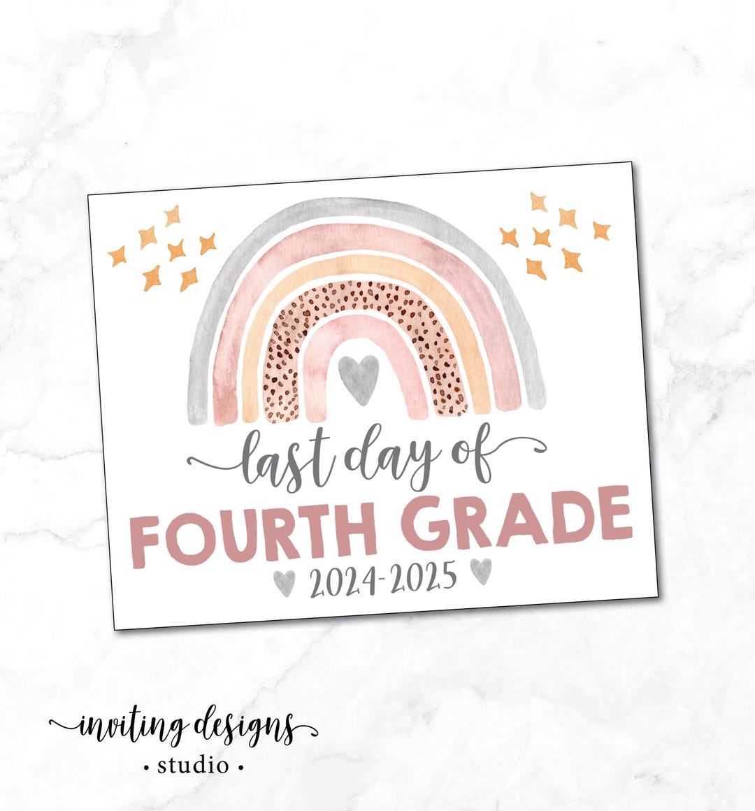 Letrero de ÚLTIMO DÍA de cuarto grado / Último día de cuarto grado ...
