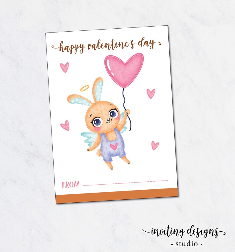Animal Valentine Cards / Printable Valentine's Cards / | Etsy